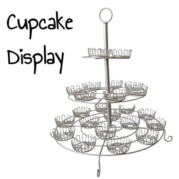 Crate&Barrel | Kitchen | Vintagecrate Barrel Wire Bakery 3tier Muffin ...